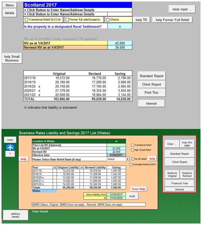 Calcurate Screenshots